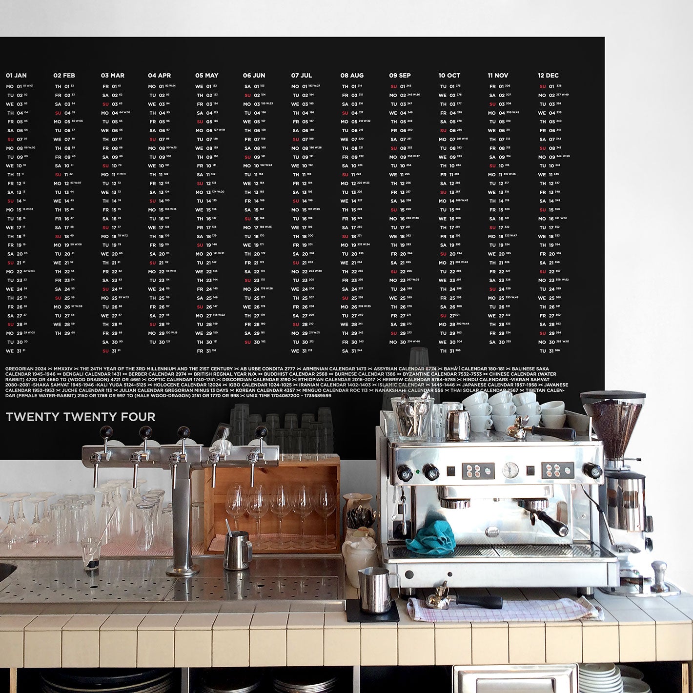 Calendars – Origin One